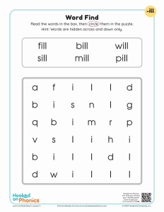 1st Grade Phonics Worksheets | Hooked on Phonics