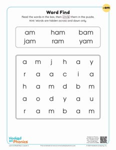 Short A Words | Hooked on Phonics