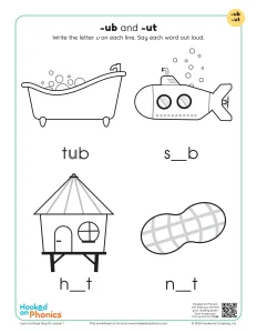 Short U Words | Hooked on Phonics