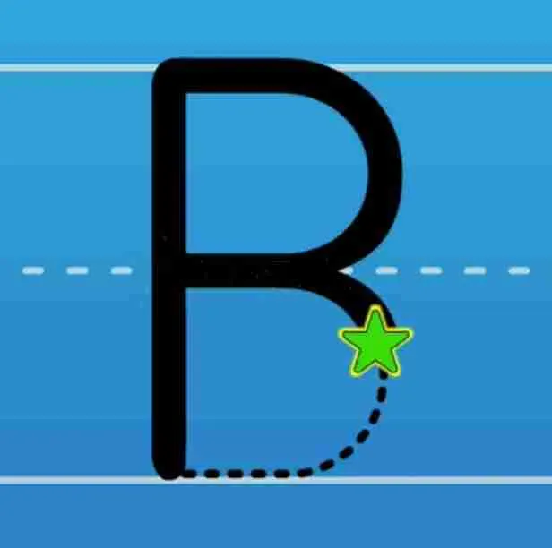 Learn to Trace Capital Letter B Video | Hooked on Phonics