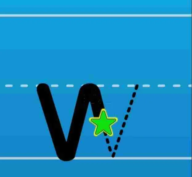 Learn to Trace Lowercase Letter W Video | Hooked on Phonics