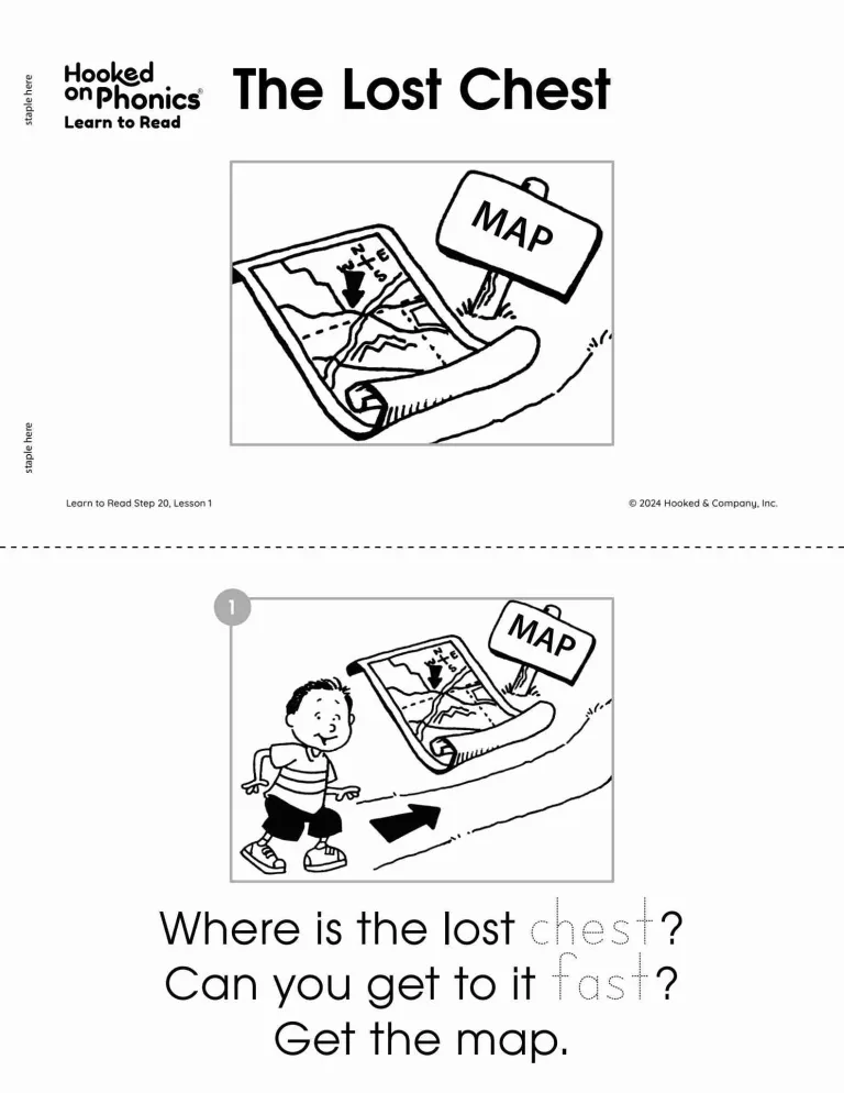 ST-SP Words Comprehension Story: The Lost Chest | Hooked on Phonics