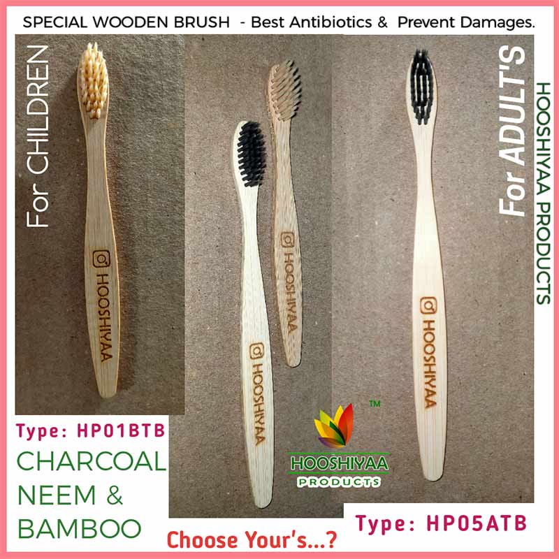 Bamboo Toothbrush – Hooshiyaa