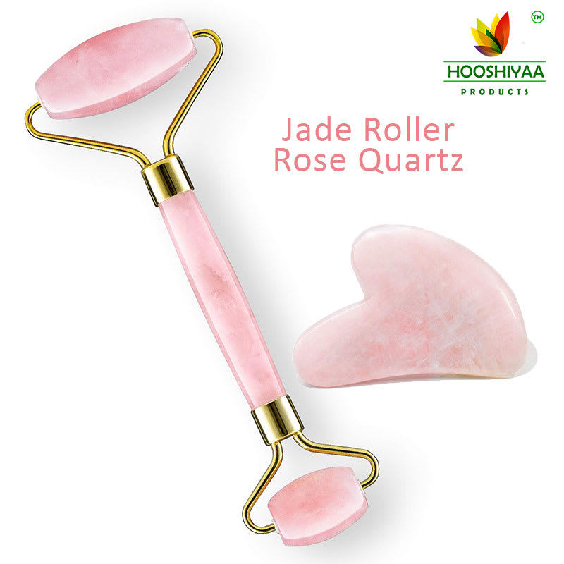 Jade Roller Rose Quartz – Hooshiyaa