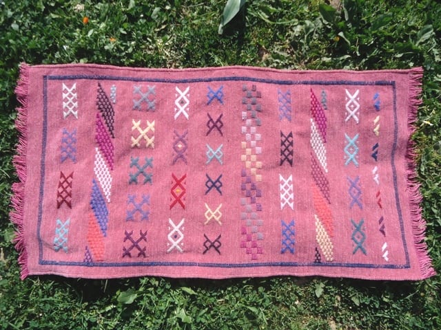 Hanbel Rug Chenille - Morba Colored Morocco | Fair Trade Morocco Anou