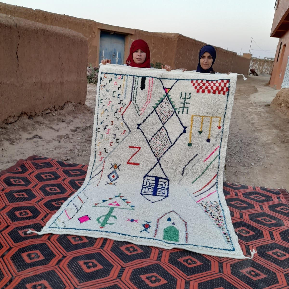 Rug Colored Morocco | Fair Trade Morocco Anou