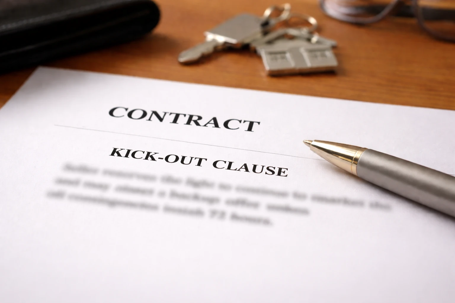 Kick-Out Clause Explained: A Simple Real Estate Guide