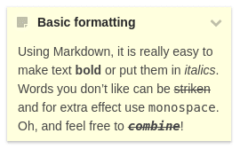 Markup with markdown: Part 1 - Basic formatting - Start.me Blog