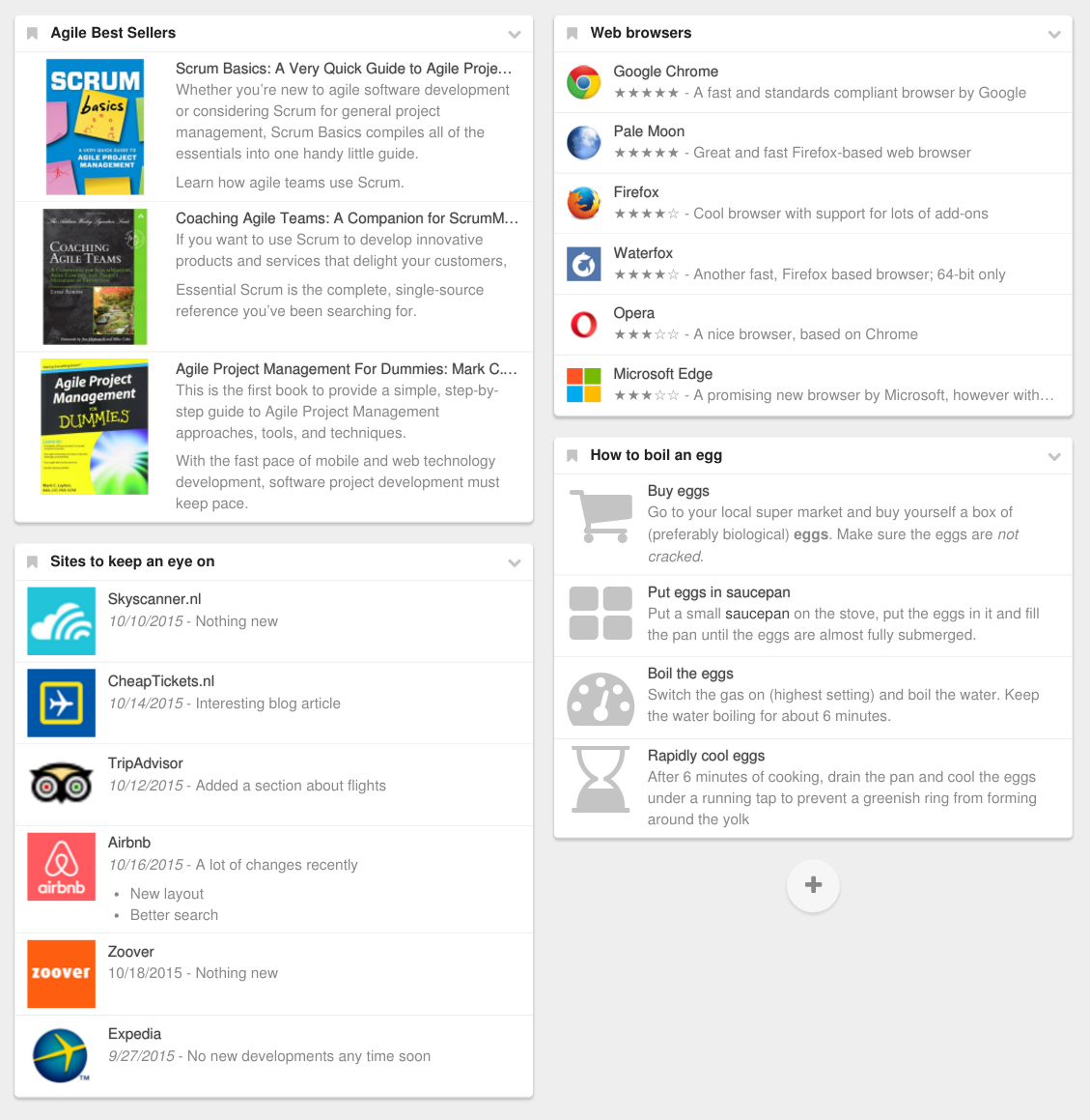 [Old News] More layout options for Bookmarks widget - Start.me Blog