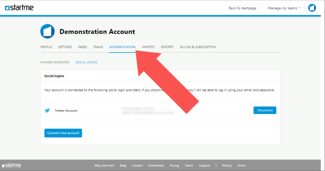 Add social logins to your account to login even faster - Start.me Blog