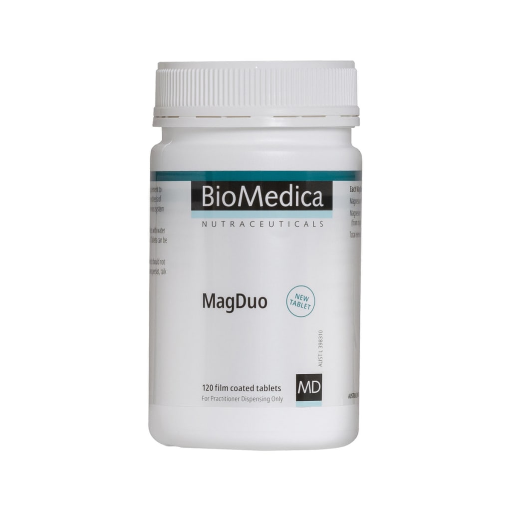 BioMedica MagDuo 120 Tablets 10% off RRP | HealthMasters BioMedica