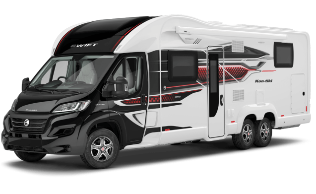 4-persoons Swift Kon Tiki Luxe Twin Axle vanaf £ 156 p.d. - Goboony