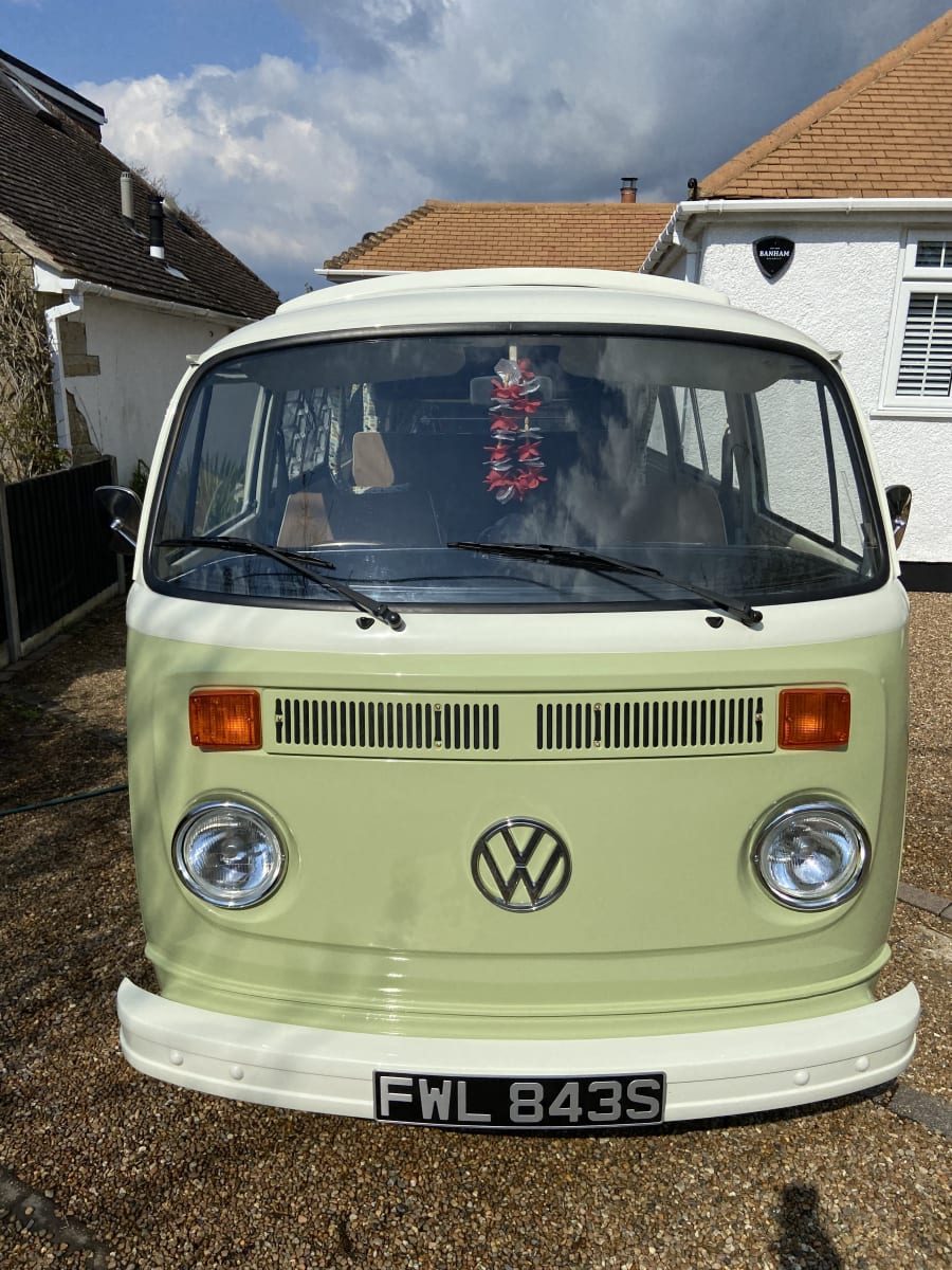 Olive – Classic 2 berth Volkswagen campervan 1977 from £99.00 p.d ...