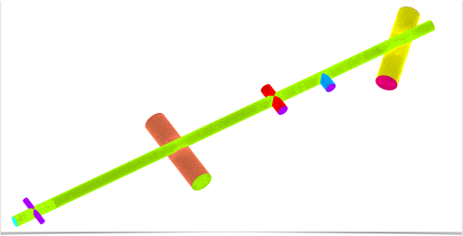 Intersecting Pipes | GridPro