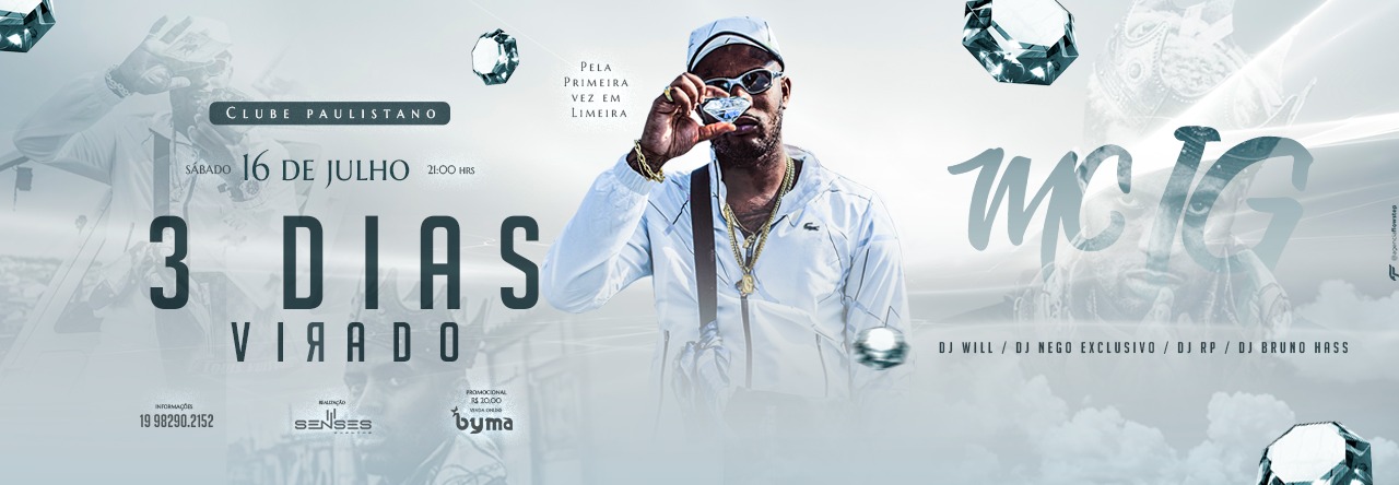 3 DIAS VIRADO. MC IG - PELA PRIMEIRA VEZ EM LIMEIRA.