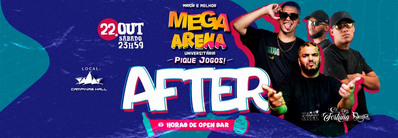 AFTER DA MEGA ARENA PIQUE JOGOS - CAMPINAS