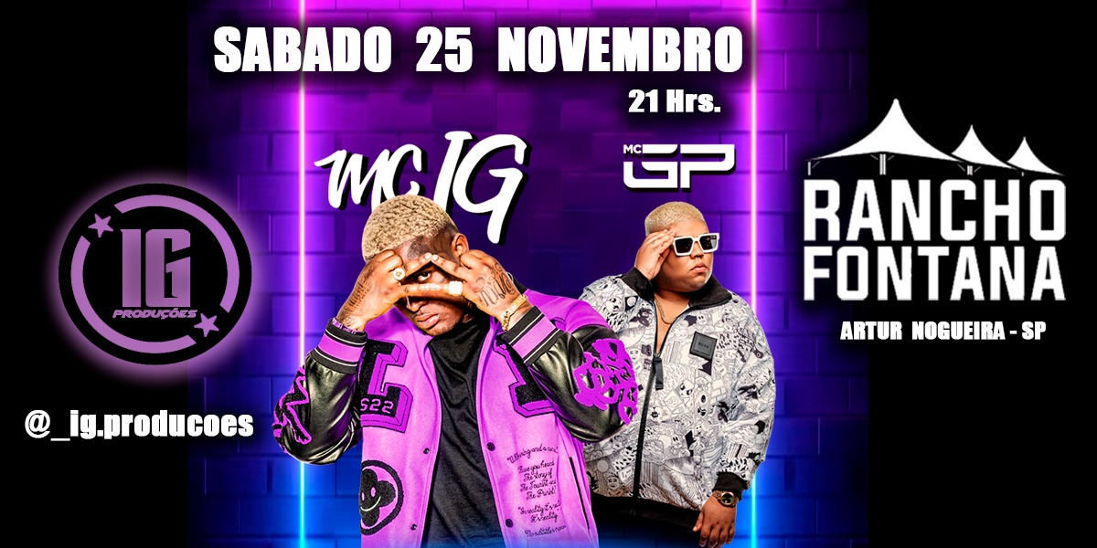MC iG e GP no Rancho Fontana