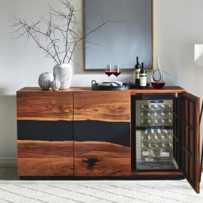 Wine enthusiast bar cabinet store