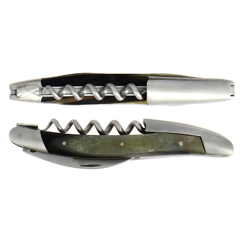 Non Personalized Forge de Laguiole Corkscrew-Genuine Aubrac Cattle Horn ...
