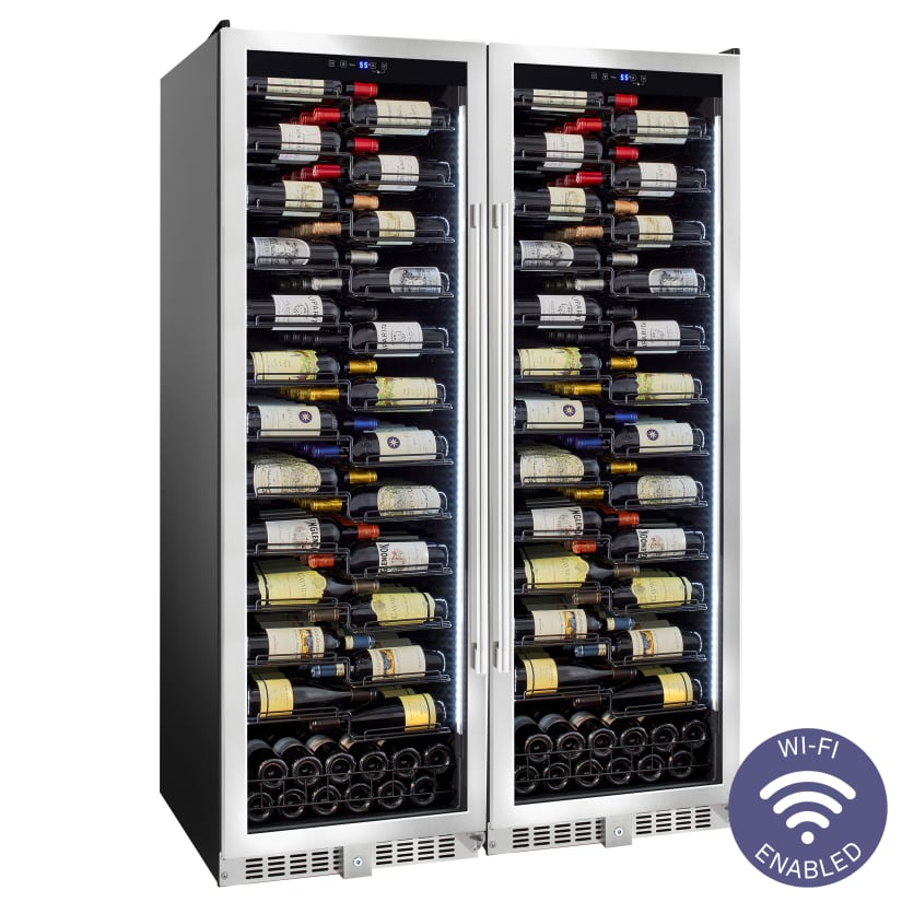Wine Enthusiast VinoView Double Single Zone L 310 Smart Wi-Fi Wine ...