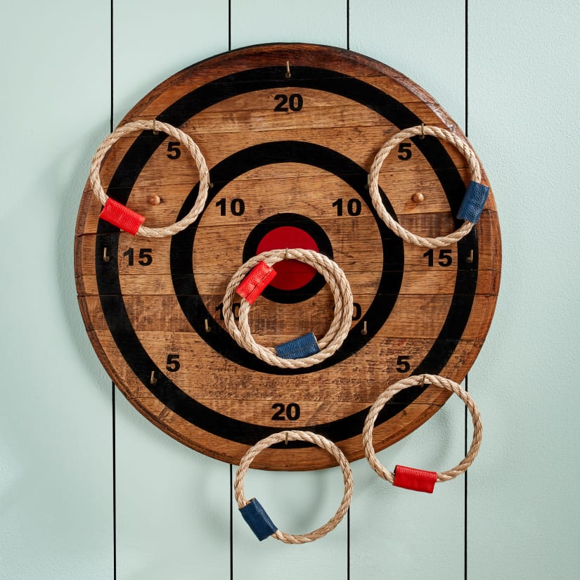 Reclaimed Barrel Ring Toss - Not Personalized