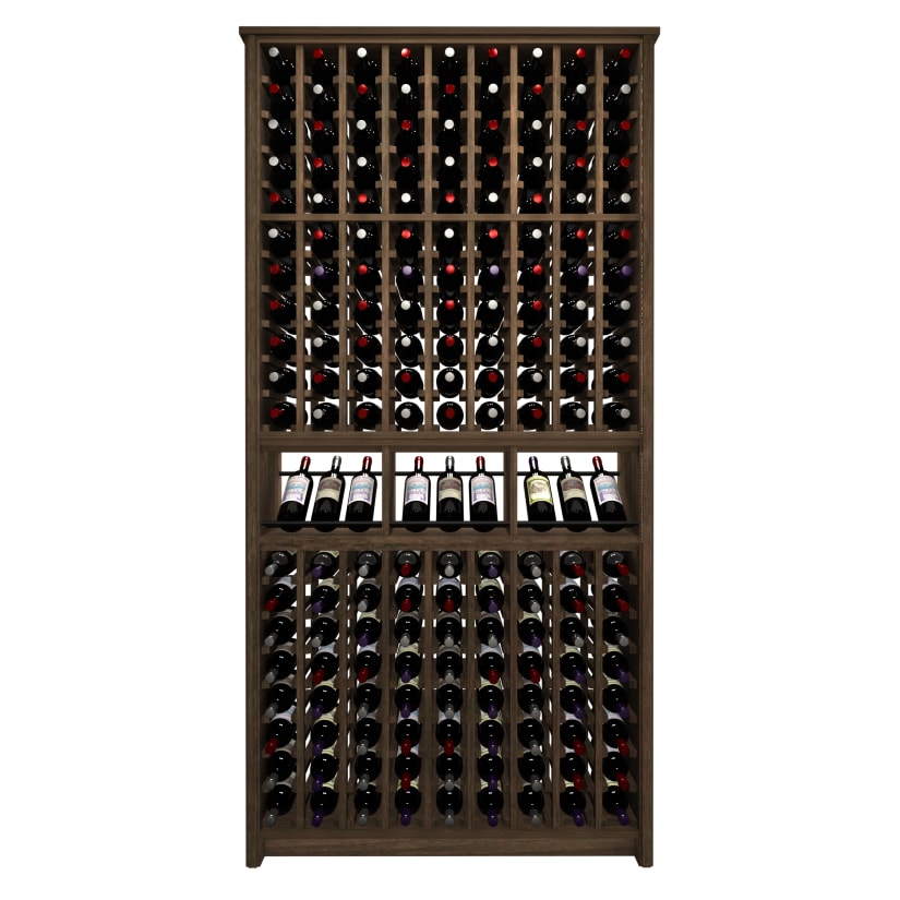 N’FINITY Tower Series by Kessick 180-Bottle Wine Display with Black ...