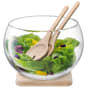 Serve Salad Set and Oak Base