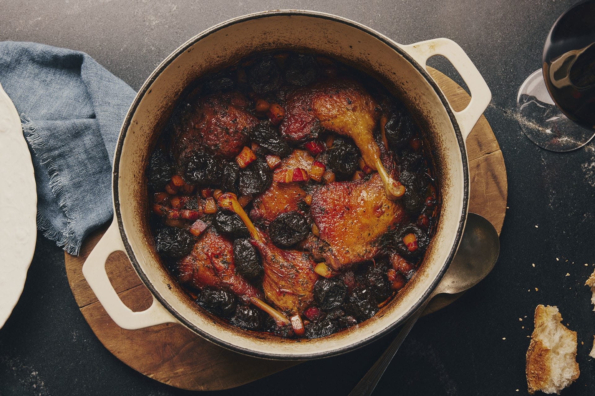 This Wine-Braised Duck Leg Recipe Is Dinner Party Gold | Wine Enthusiast