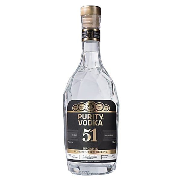 Purity Vodka Connoisseur 51 Reserve Organic Rating and Review | Wine ...