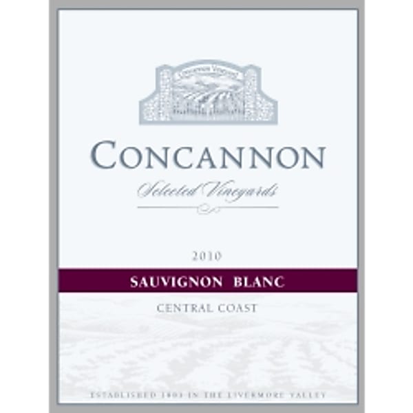Concannon 2010 Selected Vineyards Sauvignon Blanc (Central Coast ...