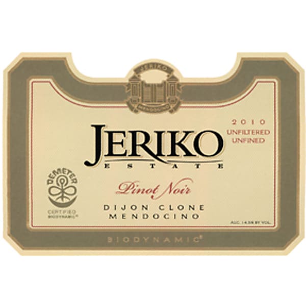 Jeriko 2010 Dijon Clone Pinot Noir (Mendocino) Rating and Review | Wine ...