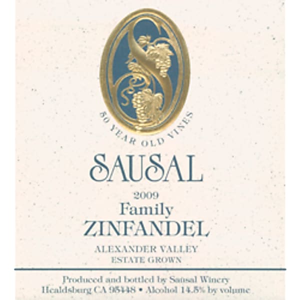 Sausal 2000 Century Vines Zinfandel (Alexander Valley) Rating and ...