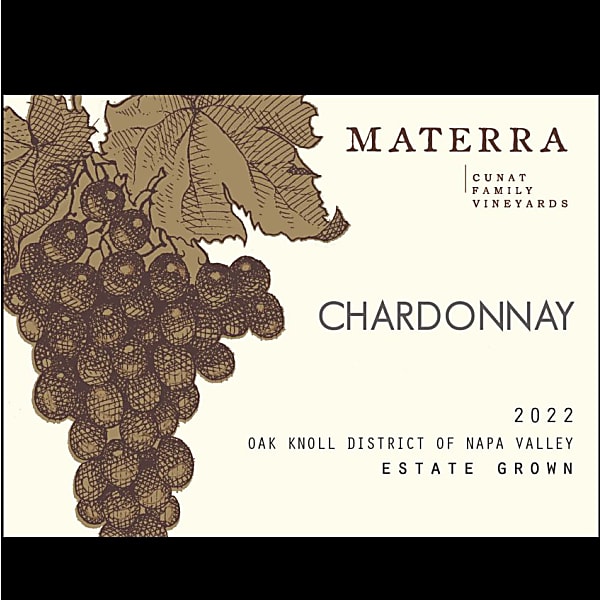 Materra Cunat Family Vineyards 2022 Chardonnay (Oak Knoll District ...