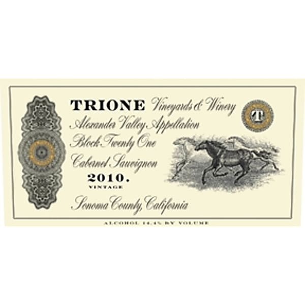 Trione 2019 Block Twenty One Cabernet Sauvignon (Alexander Valley ...