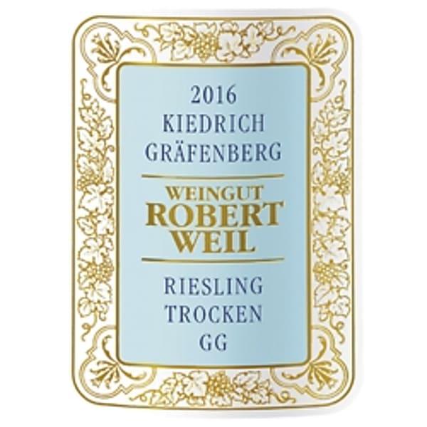 Robert Weil 2016 Kiedrich Gräfenberg Trocken GG Riesling (Rheingau ...
