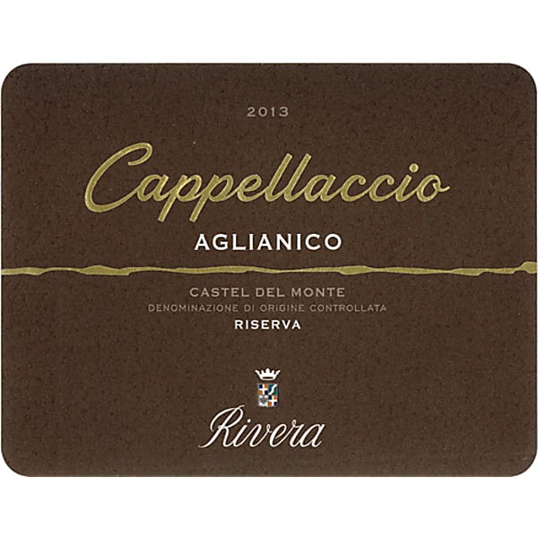 Rivera 2013 Cappellaccio Riserva Aglianico (Castel del Monte) Rating ...