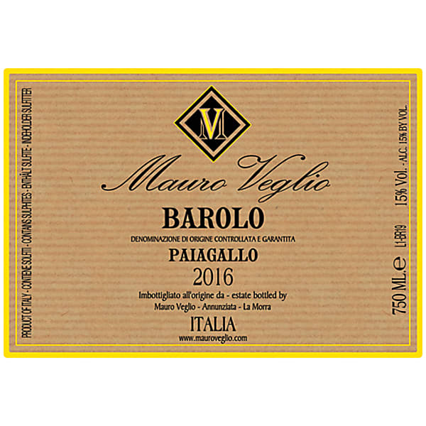 Mauro Veglio 2020 Gattera Nebbiolo (Barolo) Rating and Review | Wine ...