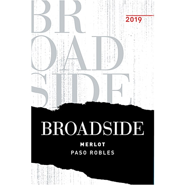 Broadside 2019 Merlot (Paso Robles) Rating and Review | Wine Enthusiast