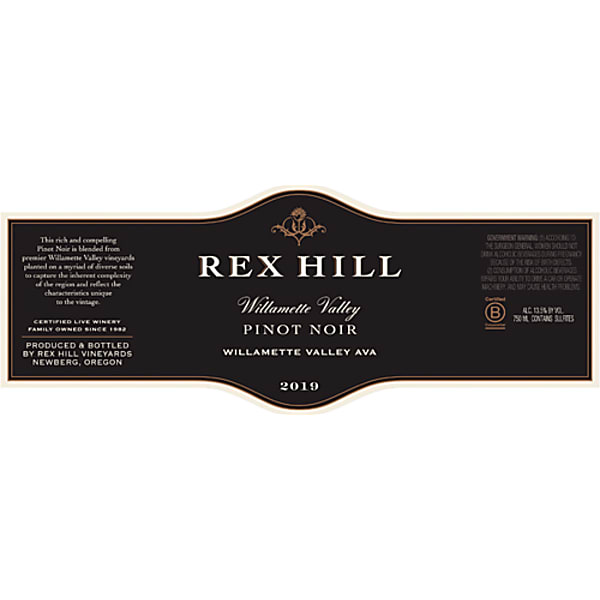 Rex Hill 2019 Pinot Noir (Willamette Valley) Rating and Review | Wine ...
