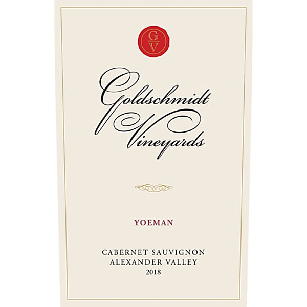 Goldschmidt 2018 Yoeman Cabernet Sauvignon (Alexander Valley) Rating ...