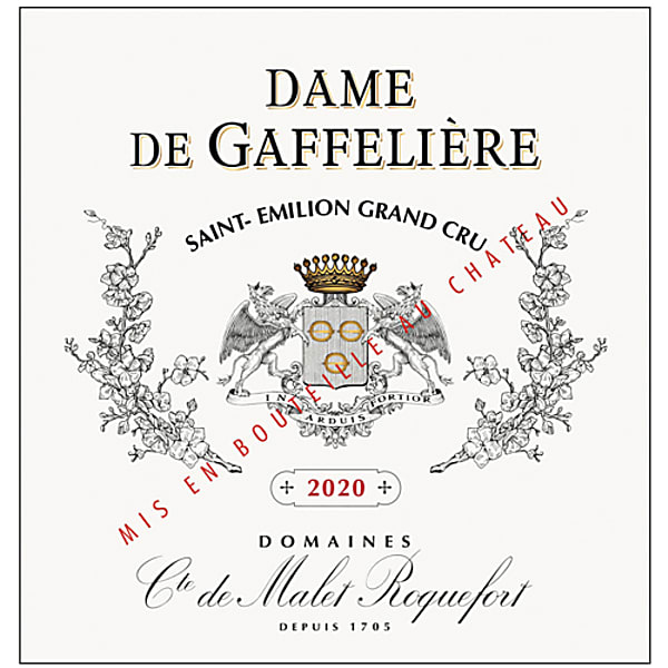 Château la Gaffelière 2020 Dame de Gaffelière (Saint-Émilion) Rating and Review | Wine Enthusiast