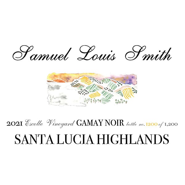 Samuel Louis Smith 2021 Escolle Vineyard Gamay Noir (Santa Lucia ...
