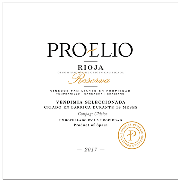 Proelio 2017 Vendimia Seleccionada Reserva Red (Rioja) Rating and ...