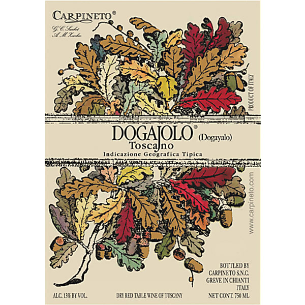Carpineto 2021 Dogajolo Rosso Red (Toscana) Rating and Review | Wine ...
