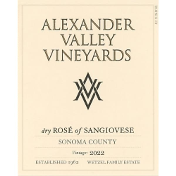 Alexander Valley Vineyards 2014 Sin Zin Zinfandel (Alexander Valley ...