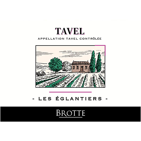 Brotte 2023 Les Églantiers Rosé (Tavel) Rating and Review | Wine Enthusiast