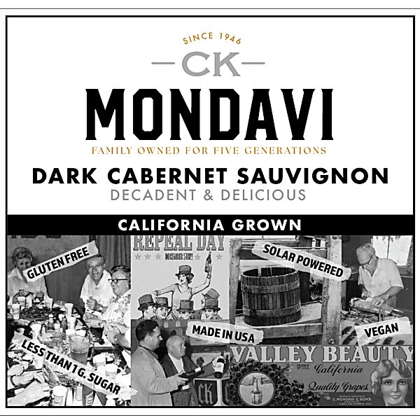 CK Mondavi and Family 2022 Dark Cabernet Sauvignon (California) Rating ...