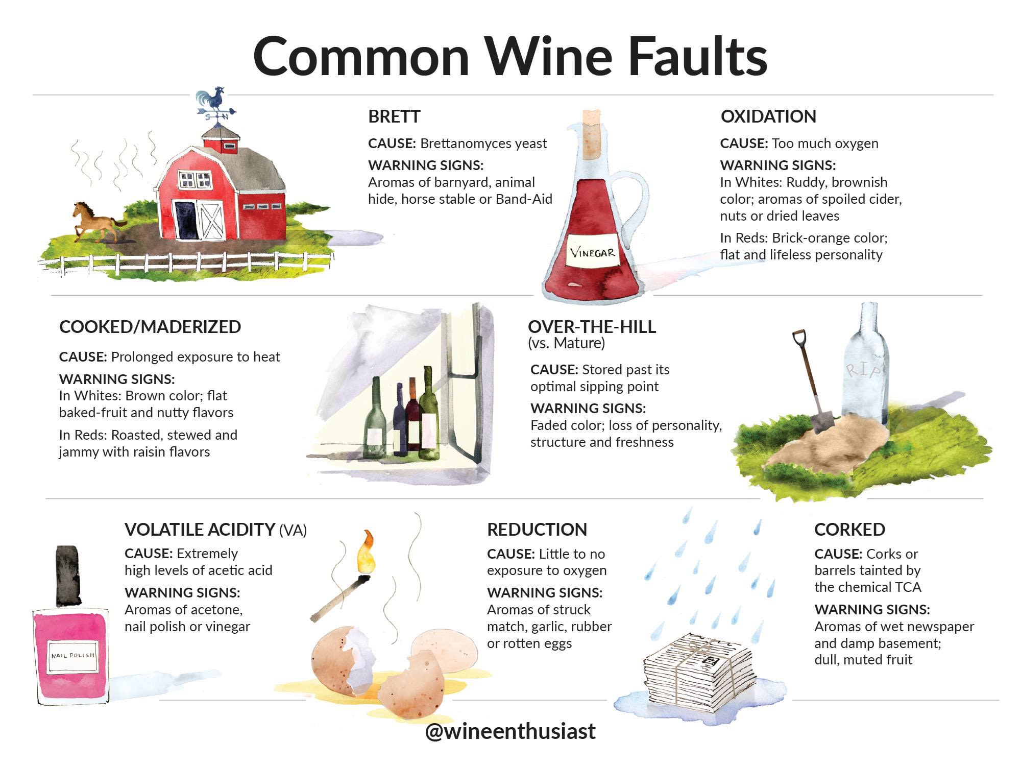 Wine Faults and How to Recognize Them | Wine Enthusiast