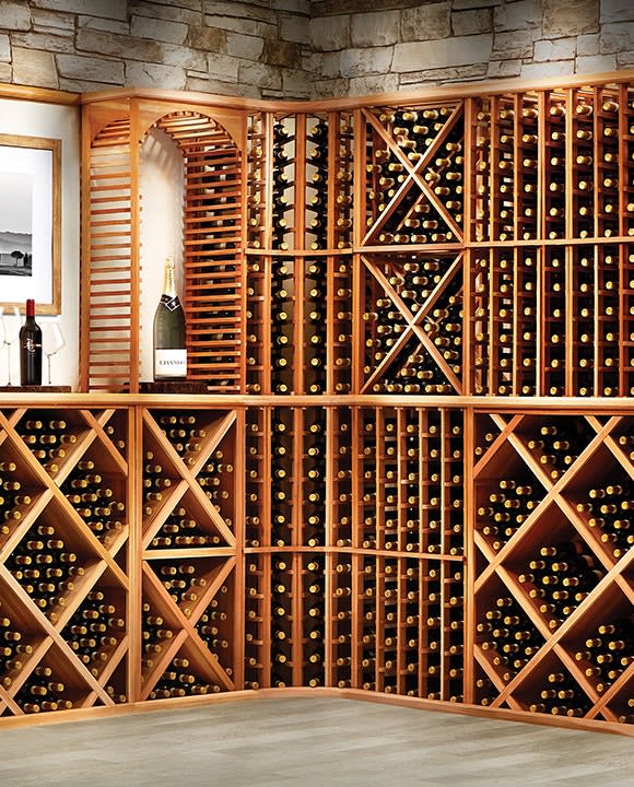 Half-Height Stackable Wine Rack Kits | Wine Enthusiast