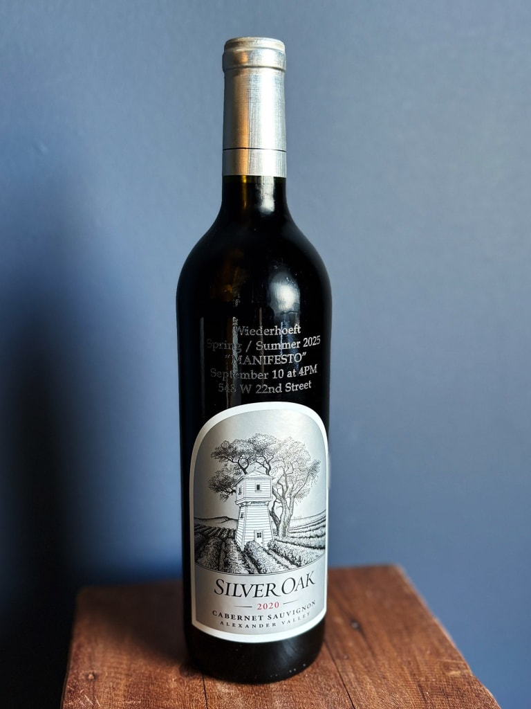 An $8,000 Napa Cab-Drenched Look Walked the Catwalk at New York Fashion ...